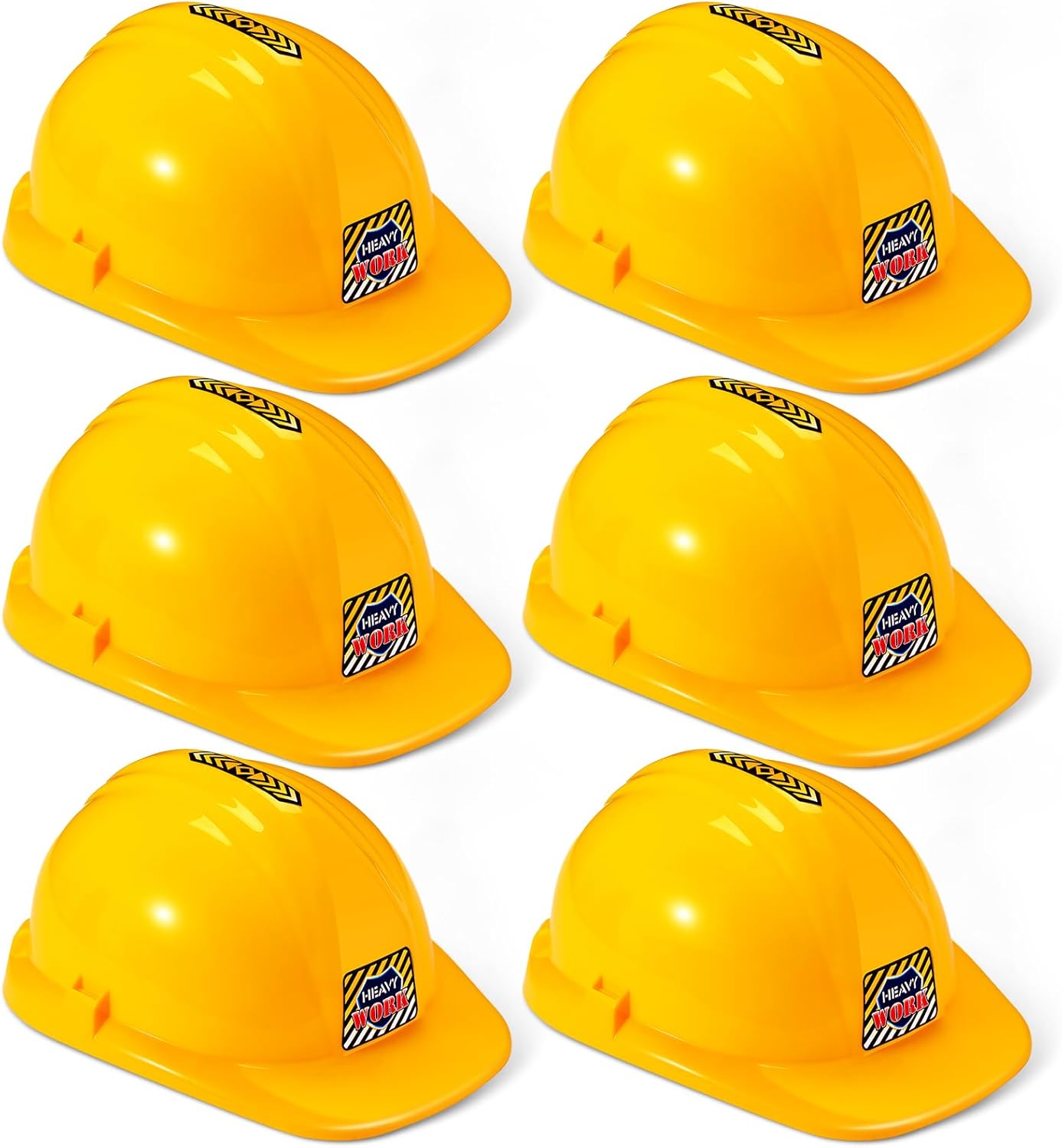 6-Pack Cutecrop Kid's Construction Hard Hats – GearMustHave