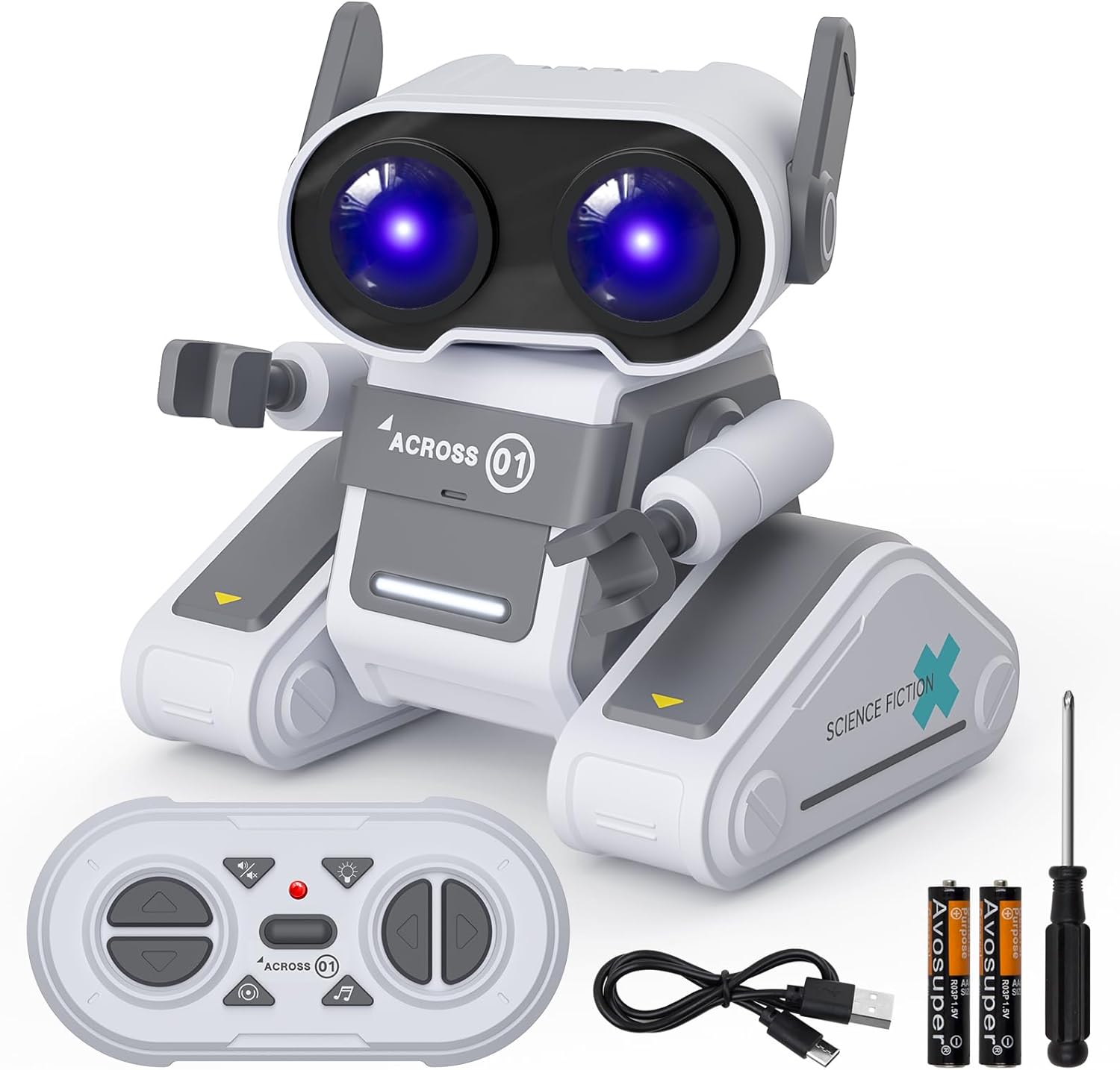 Remote Control LED Robot Toy for Kids – GearMustHave