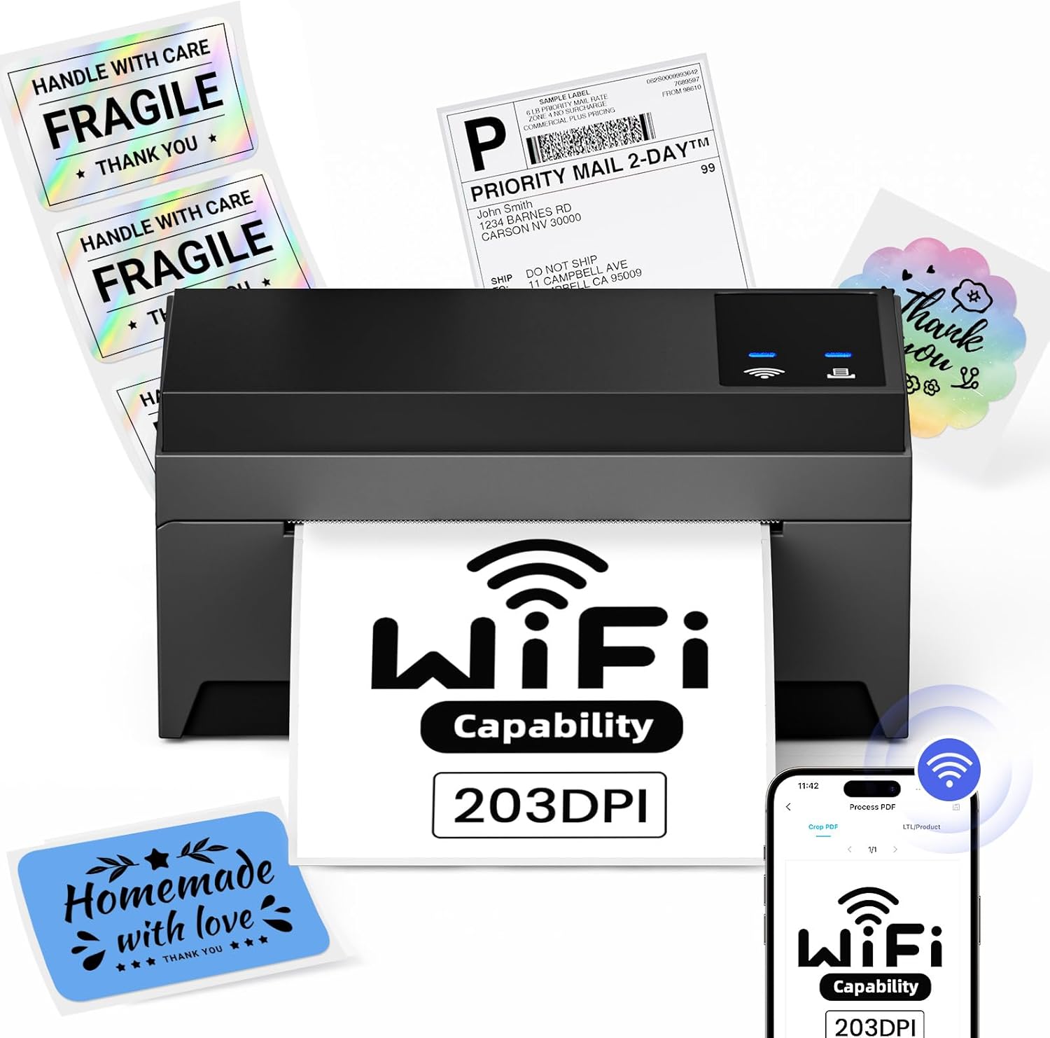 WiFi Shipping Label Printer for Small Biz – GearMustHave