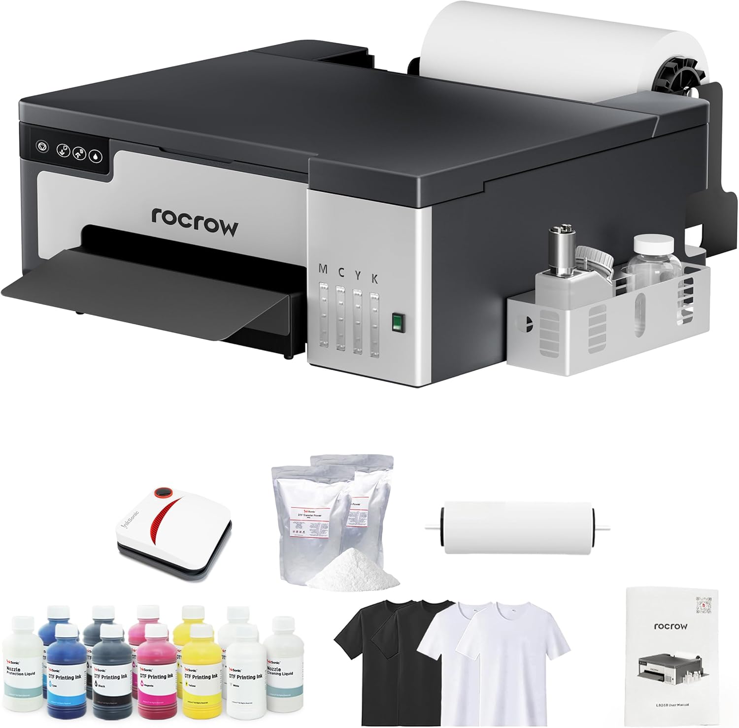 RocRow DTF Printer: White Ink Mixing, DIY Print Kit – GearMustHave