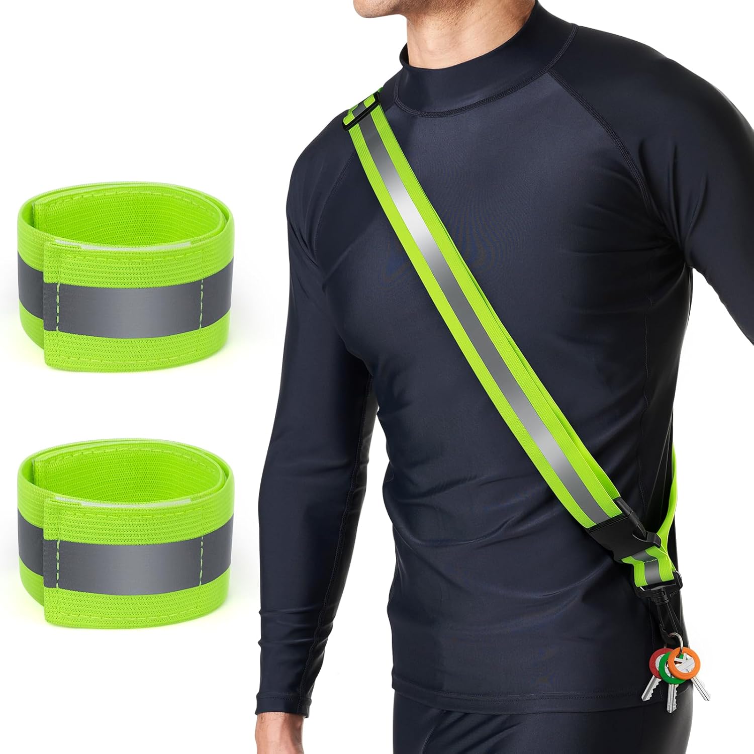 Stay Safe at Night: Reflective Sash Set by Simket – GearMustHave