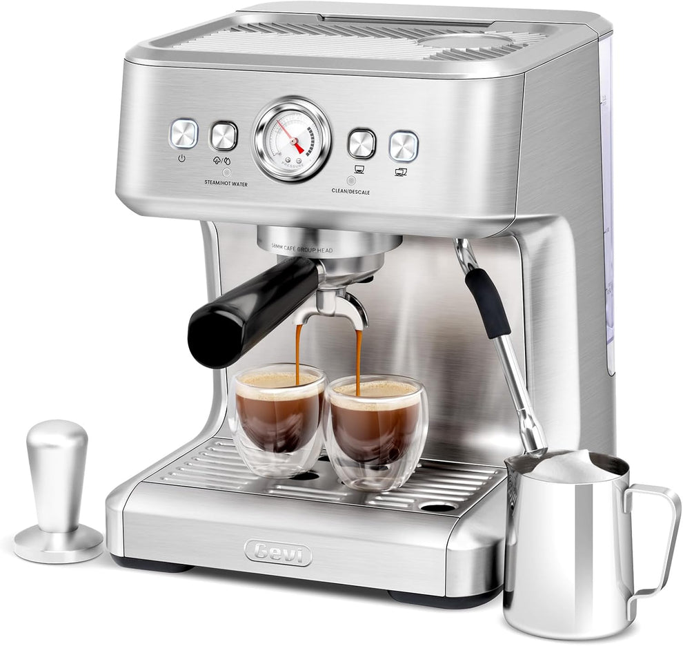 Gevi EzBru 1000C | Commercial Grade 20Bar Espresso Machine – GearMustHave