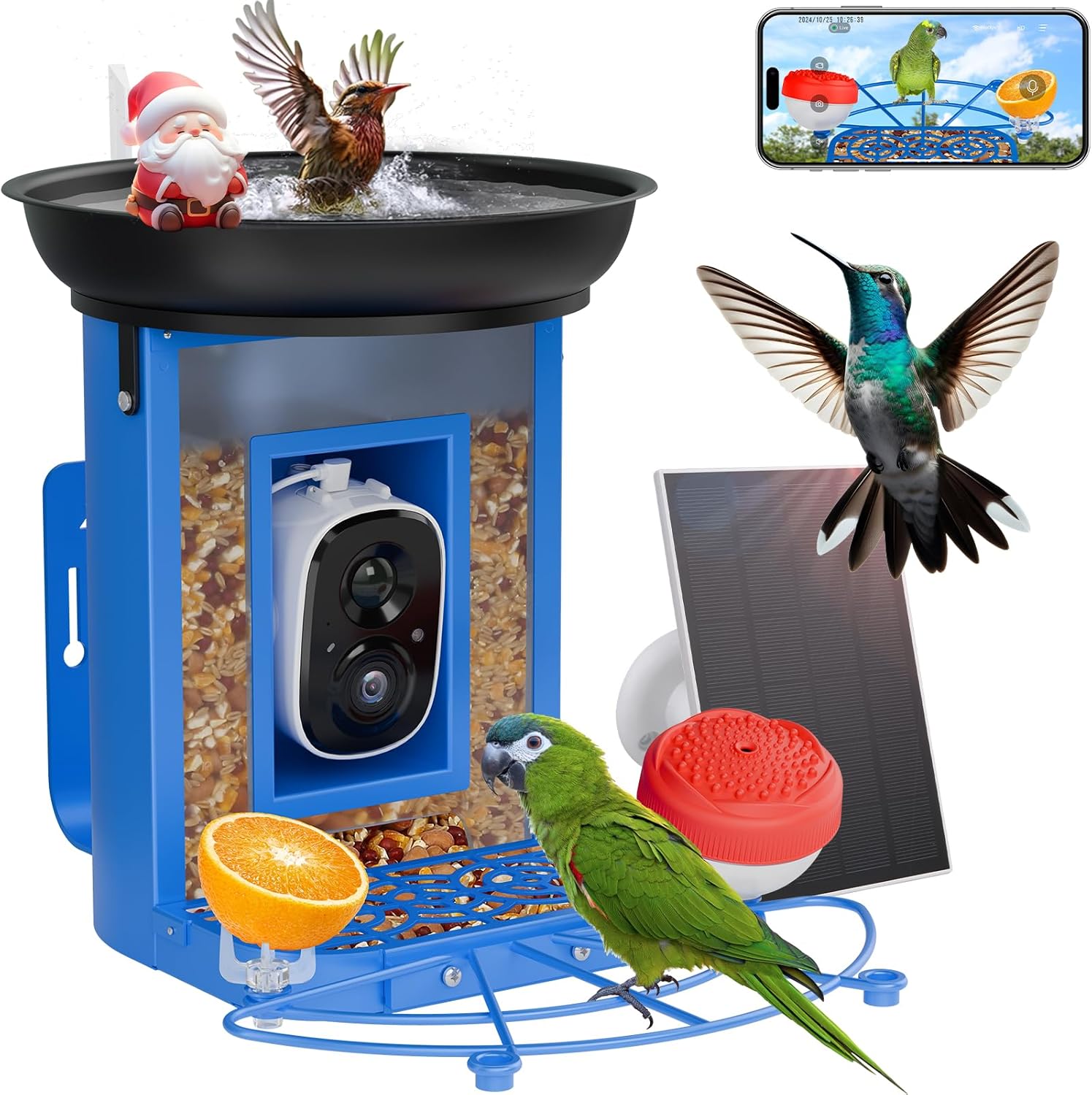 5-in-1 Bird Cam with AI Identify & Alerts | InstyQ – GearMustHave