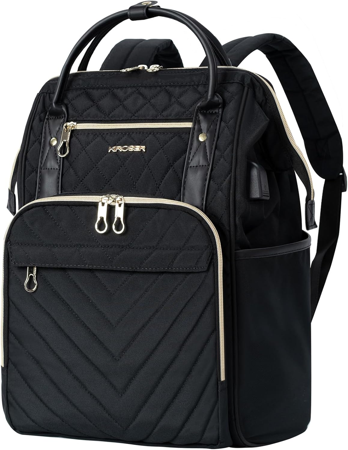 KROSER 17 Laptop Backpack: Stylish Water Repellent with USB Port ...