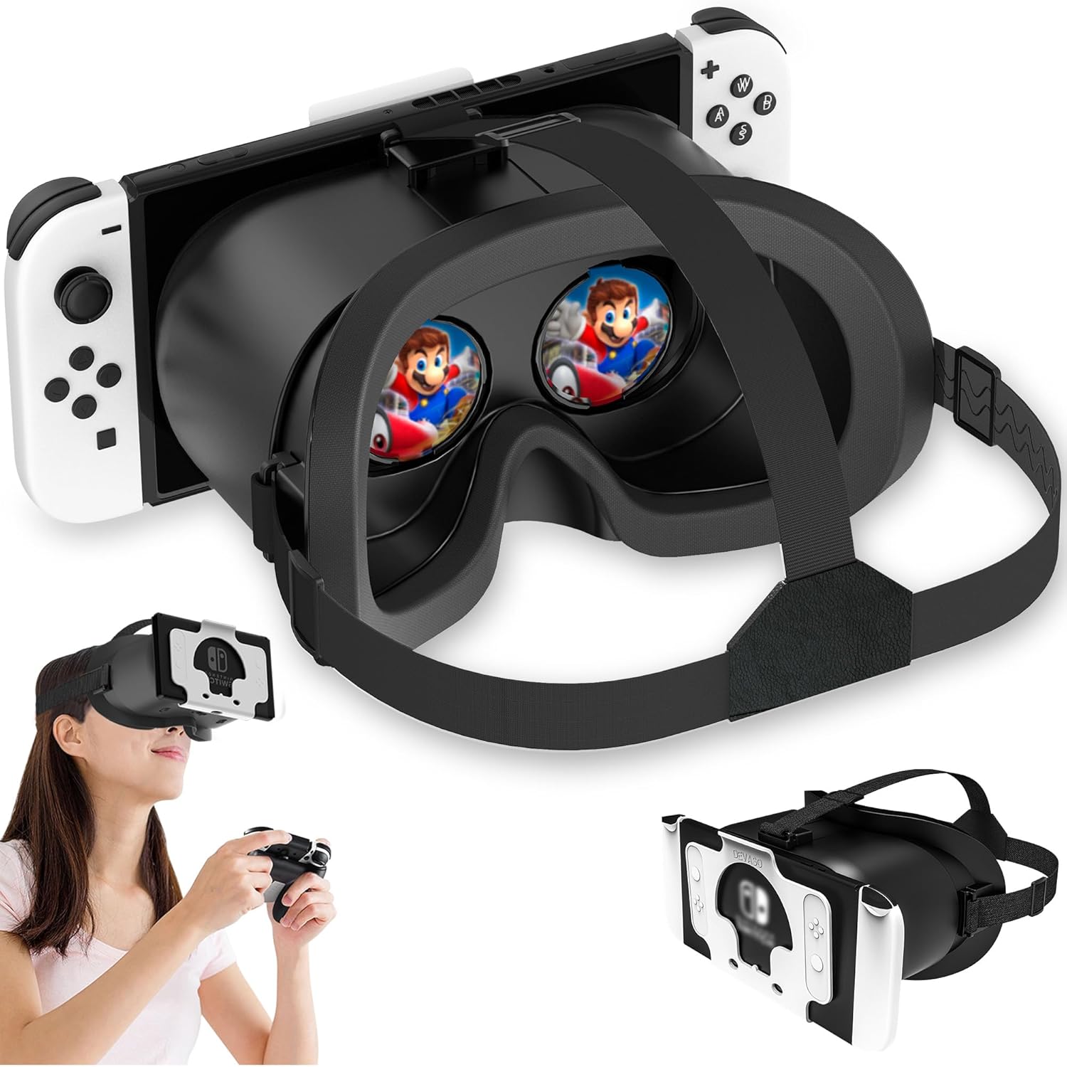 LXFEIFANTECH Nintendo Switch VR Glasses - HD Lenses & Comfort Strap ...