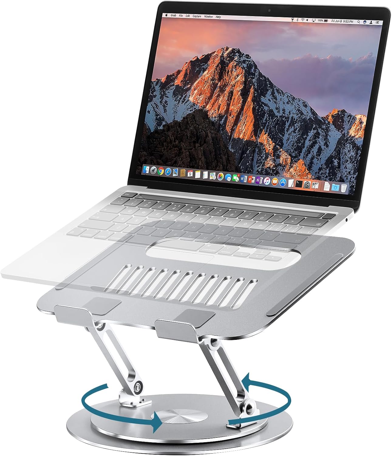 360 Rotating Laptop Stand - Ergonomic & Portable – GearMustHave