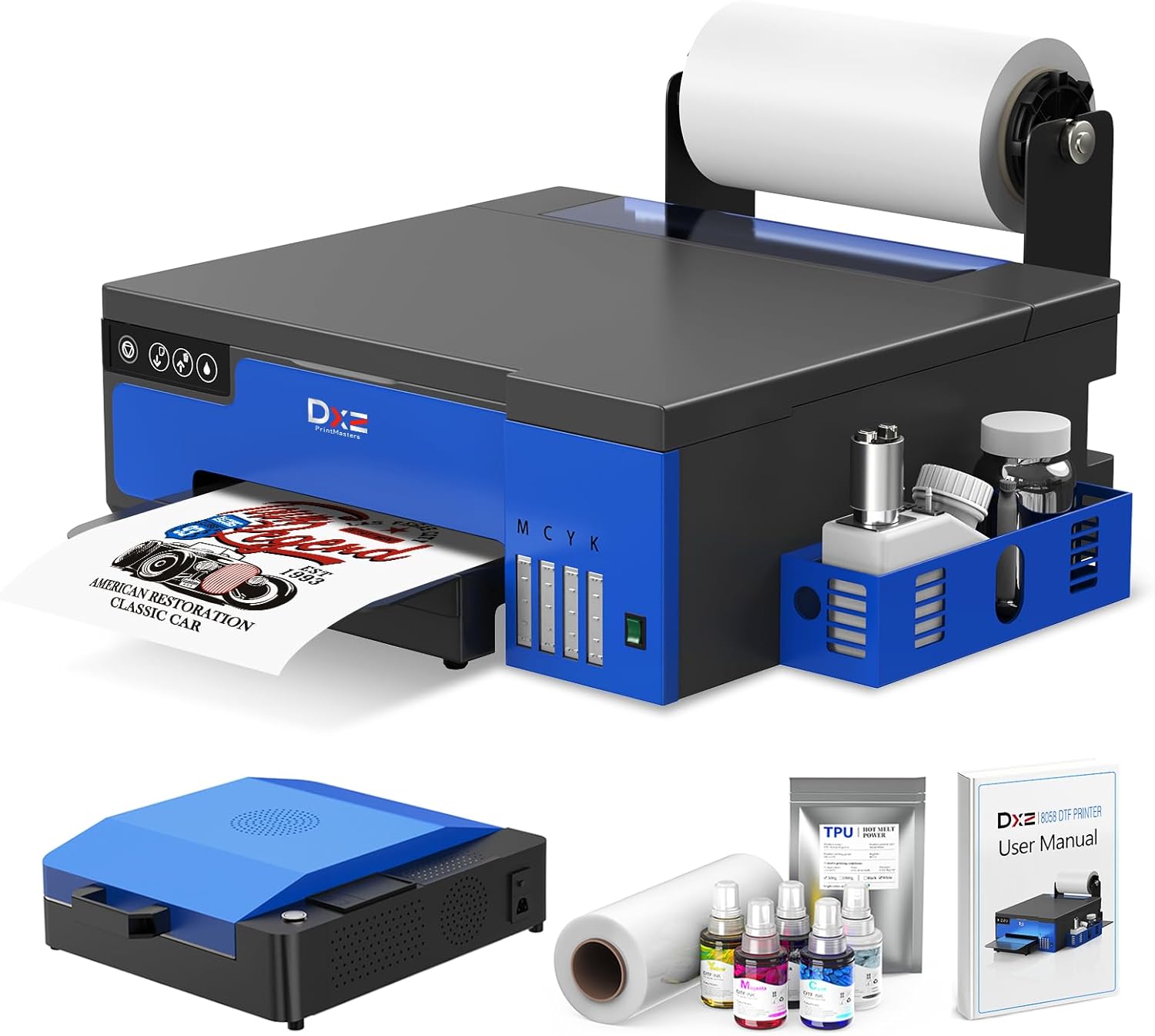 Speedy A4 DTF Printer: Double Printing, Built-In White Stirring ...