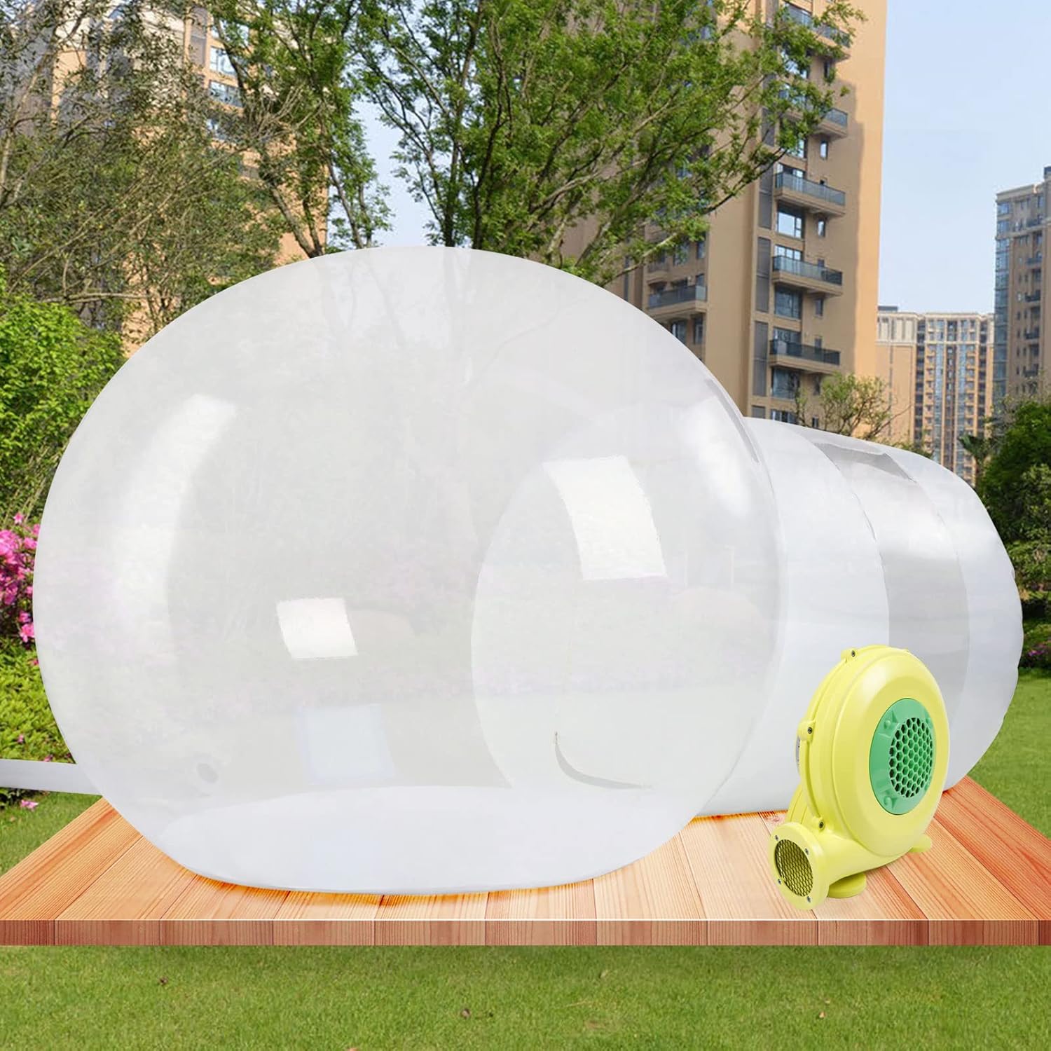 3m Transparent Inflatable Bubble Tent - Eco-Friendly Family Fun ...