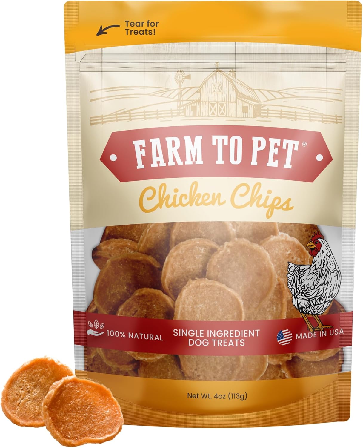 Single-Ingredient Chicken Chips for All Breeds – GearMustHave