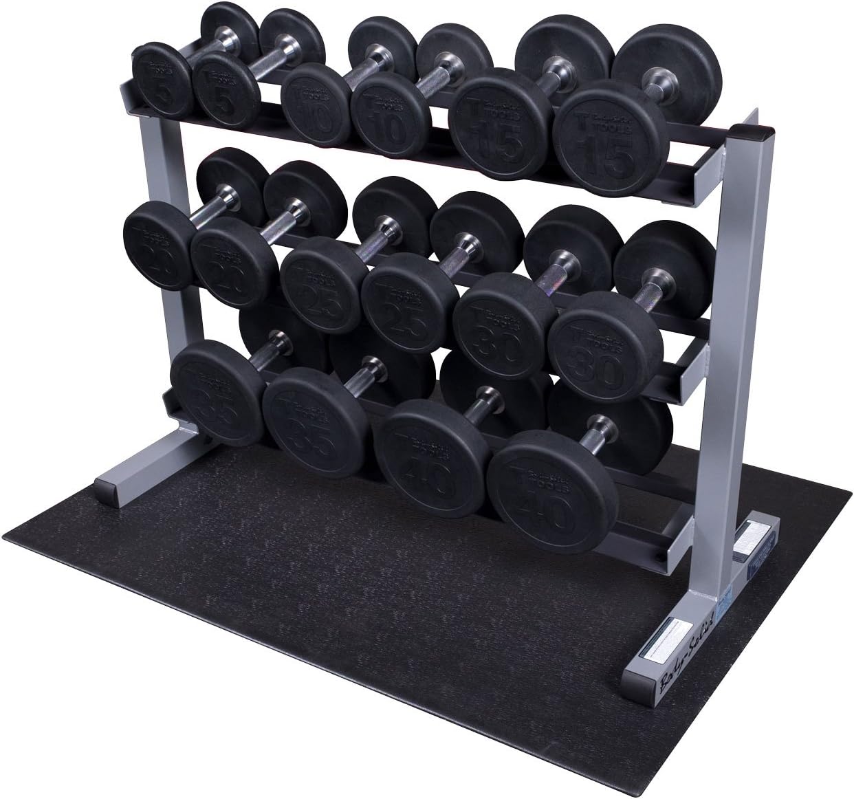Complete Home Gym Dumbbell Set with Rack - 5-40 lb Pairs – GearMustHave