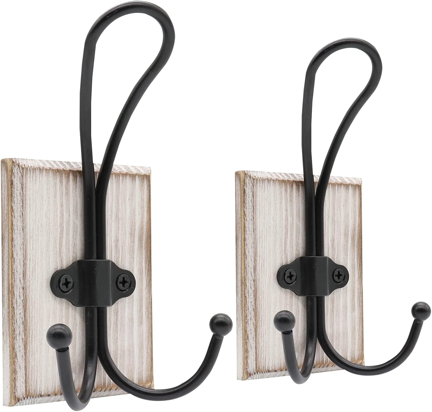 Rustic Farmhouse Double Hooks - Heavy Duty – GearMustHave