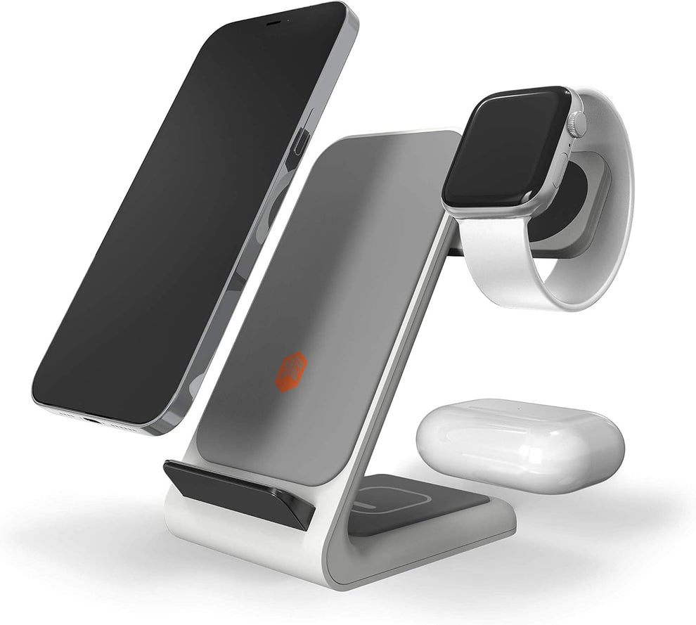 STM ChargeTree Swing 3-in-1 Wireless Charging Station - Fast Charge ...