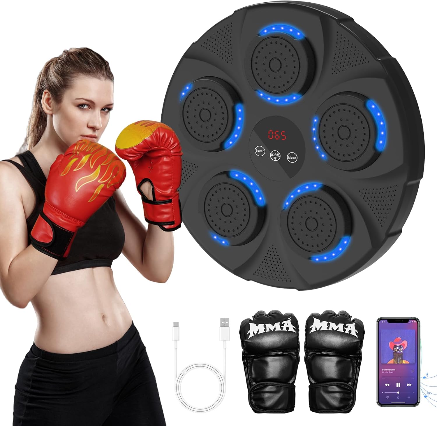 Bluetooth Music Boxing Trainer + Gloves – GearMustHave
