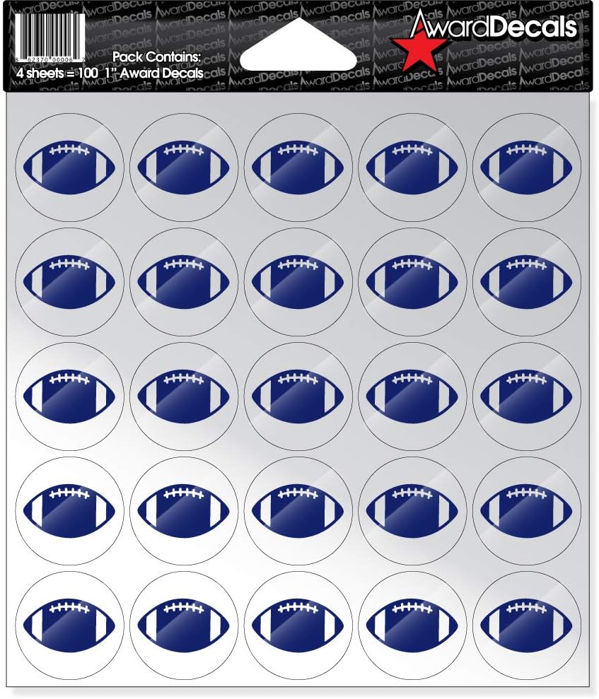 Royal Blue Football Helmet Decals - 100 Stickers! – GearMustHave