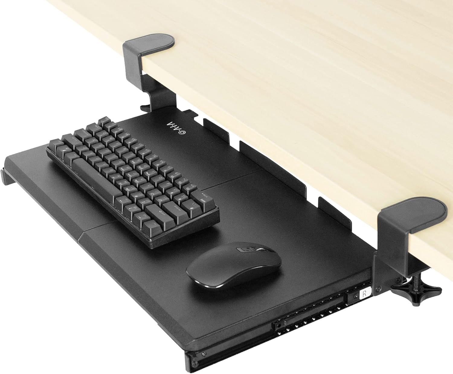 VIVO Small Keyboard Tray: Under Desk Slide-Out Ease – GearMustHave