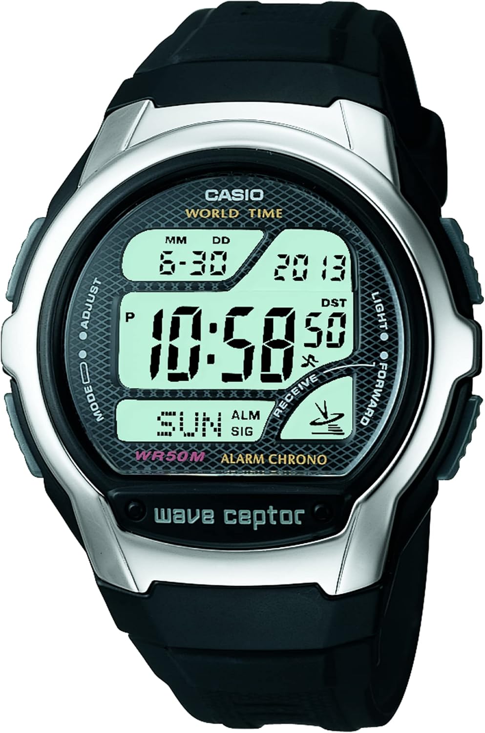 Casio Waveceptor Black Resin Digital Watch – GearMustHave