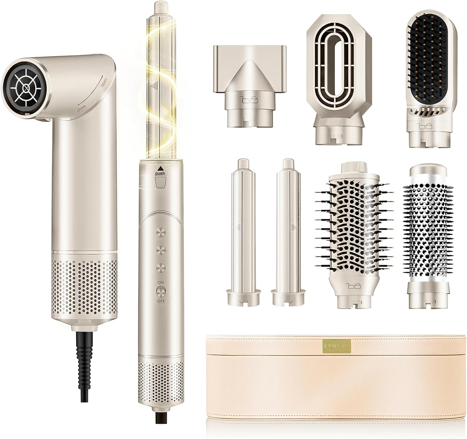 Professional 7-in-1 Hot Air Styler: Frizz-Free Styling – GearMustHave