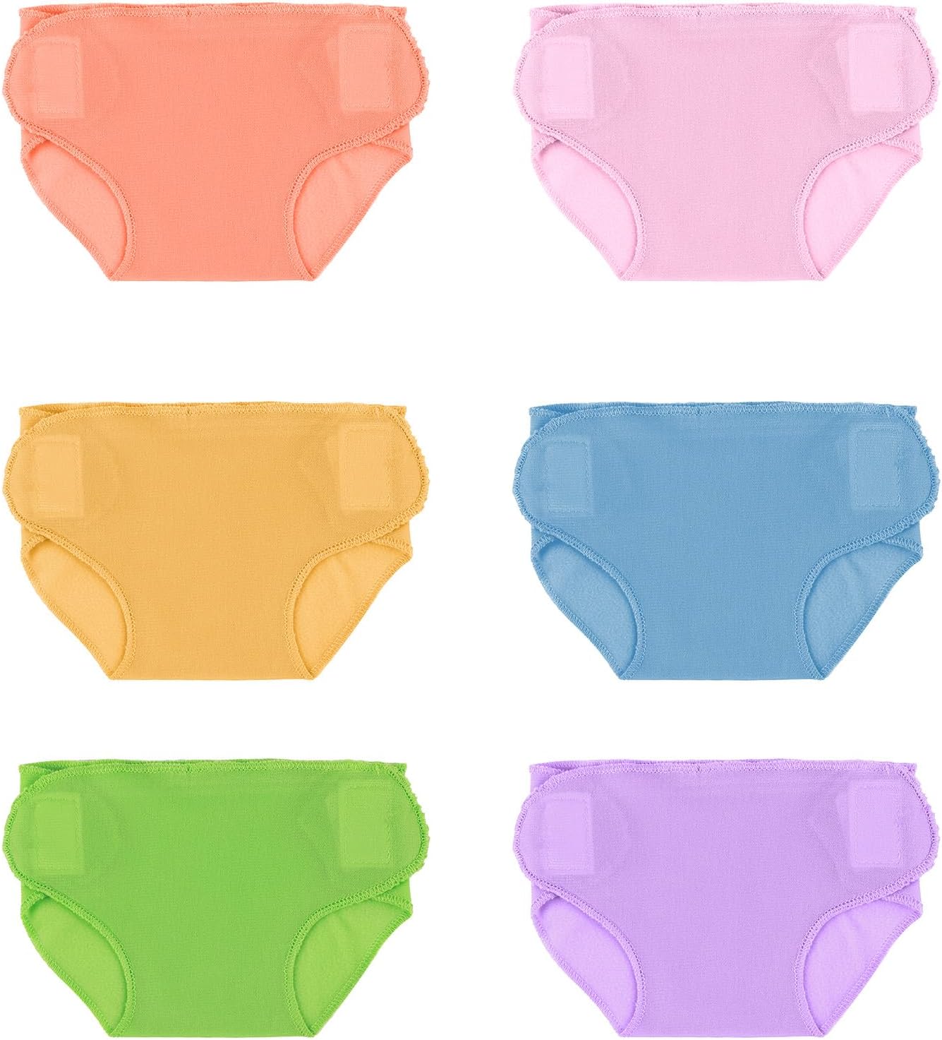 6-Pack Washable Doll Diapers - For Realistic Doll Play – GearMustHave