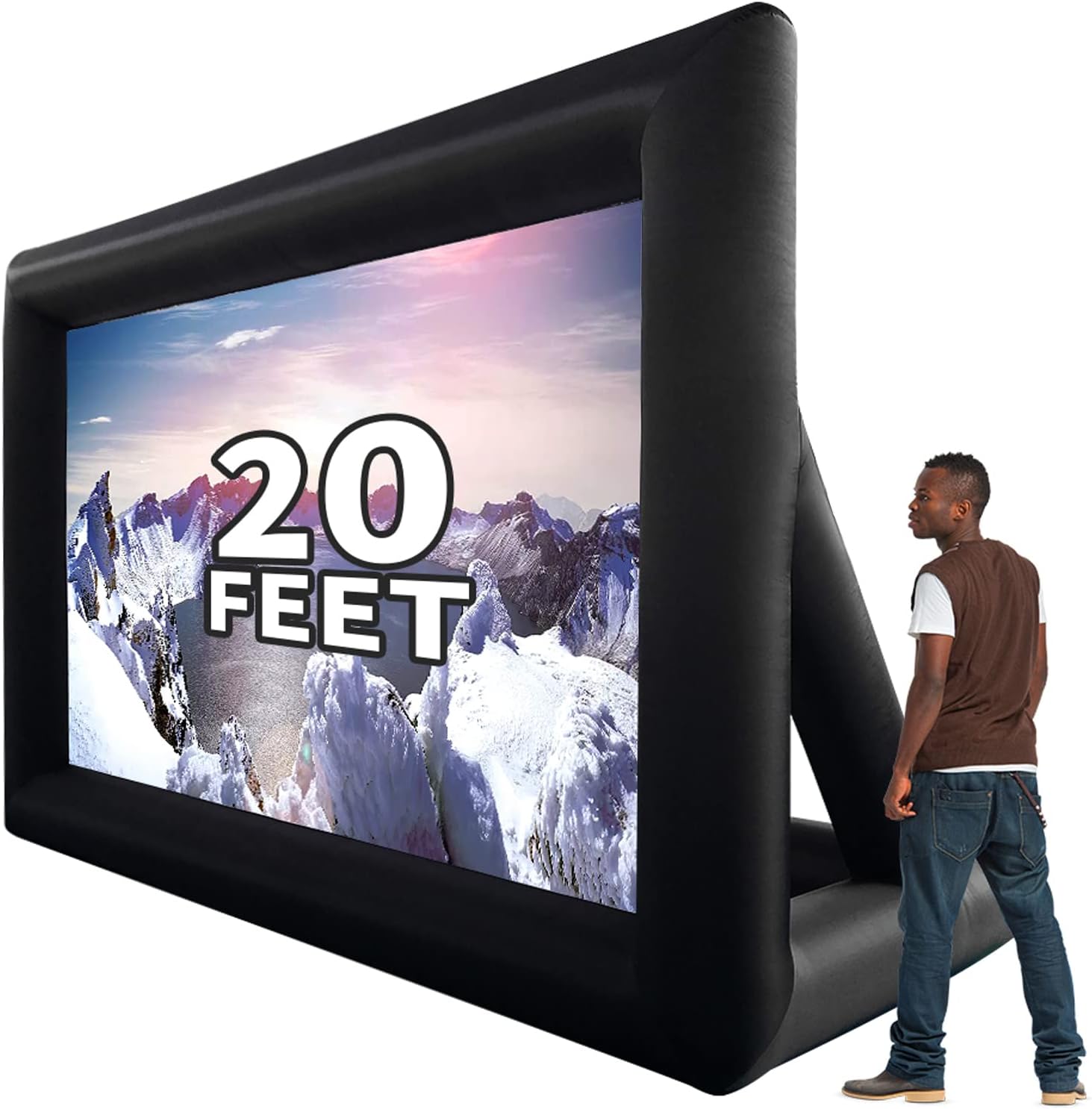 GIANT Inflatable Movie Screen Kit - Front & Rear Projection for Ultima ...