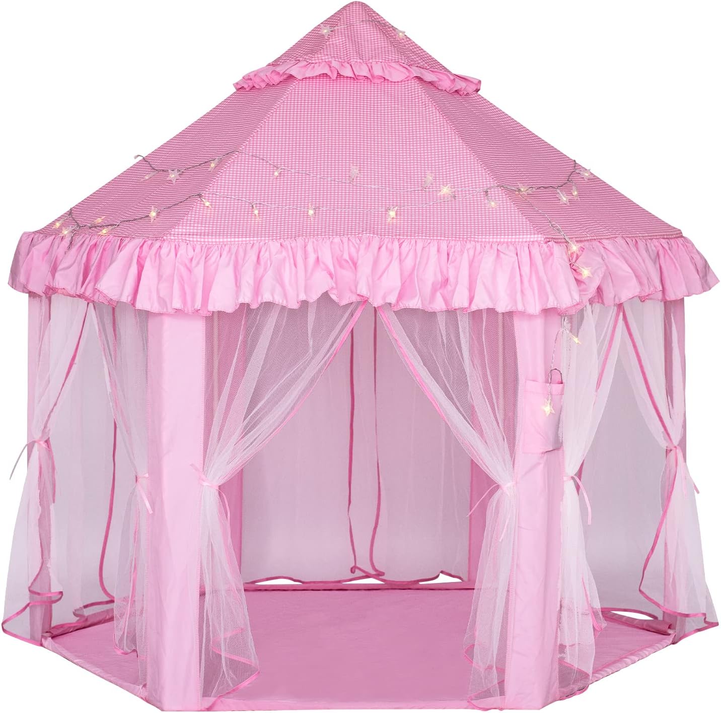 Enchanting Princess Castle Tent - Magical Playhouse with Star Lights ...