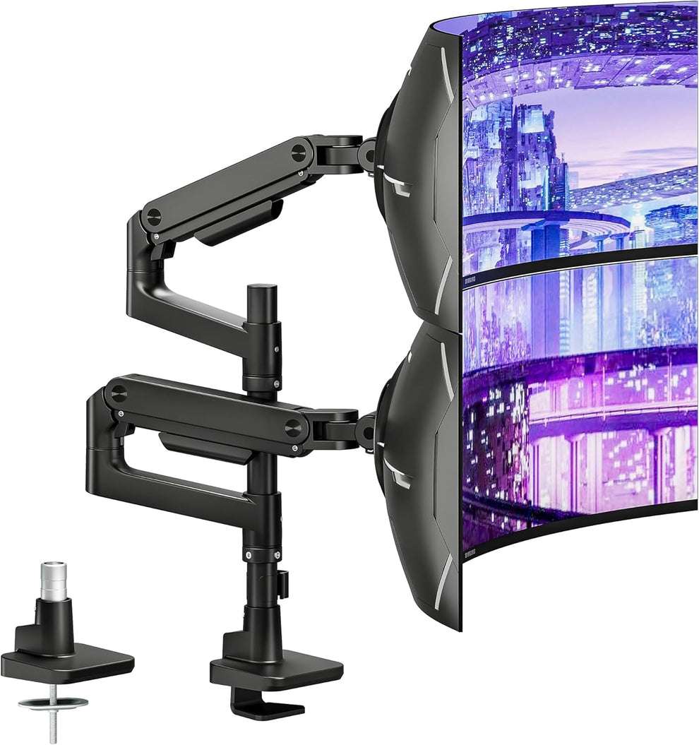 Review - Ultimate Space-Saving Dual Monitor Arm - ARES WING – GearMustHave