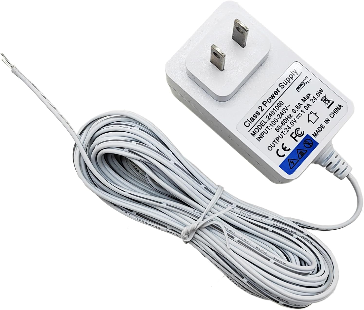 Long 24V c Wire Adapter - Compatible with Smart Thermostats & Video Do ...
