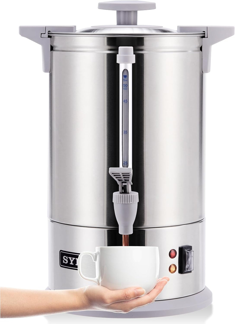 SYBO 100-Cup Commercial Coffee Percolator – GearMustHave