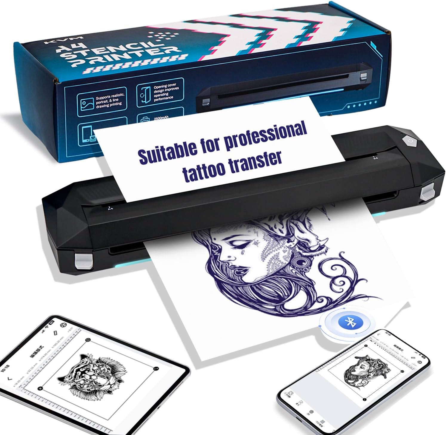 Wireless Tattoo Stencil Printer for Artists – GearMustHave