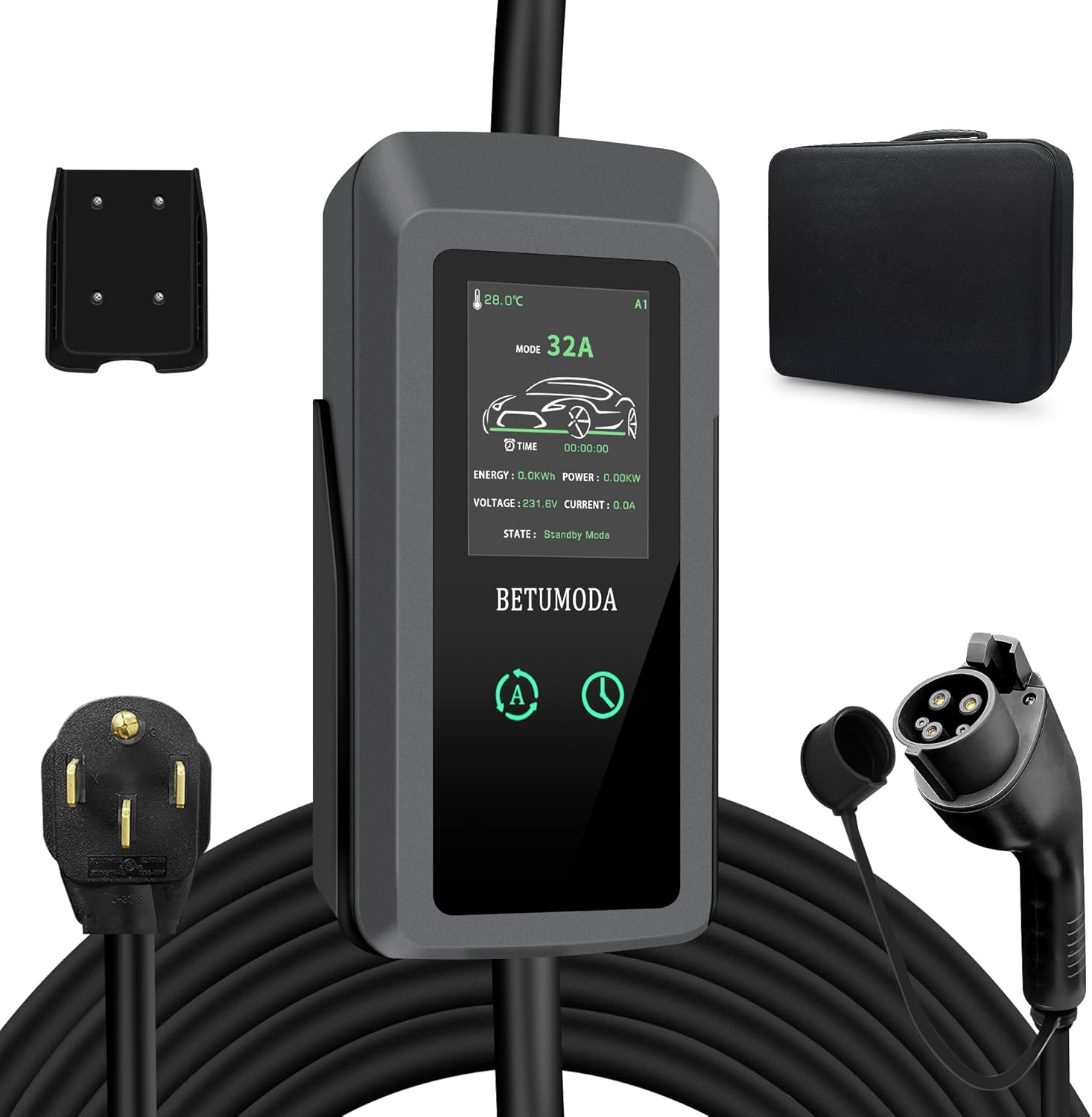 Portable Level 2 EV Charger: Fast & Adjustable Charging – GearMustHave