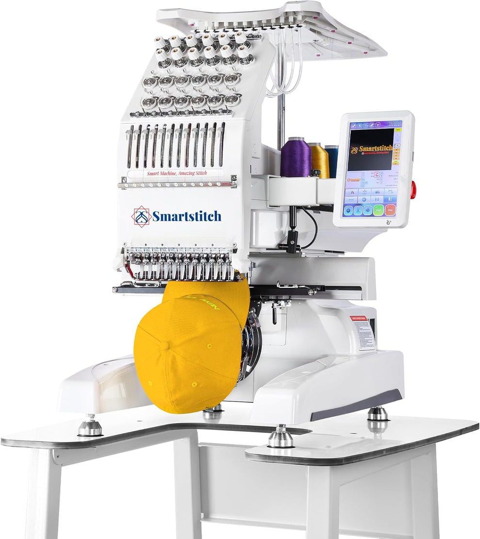 SmartStitch 12-Needle Embroidery Machine: Speed & Precision! – GearMustHave