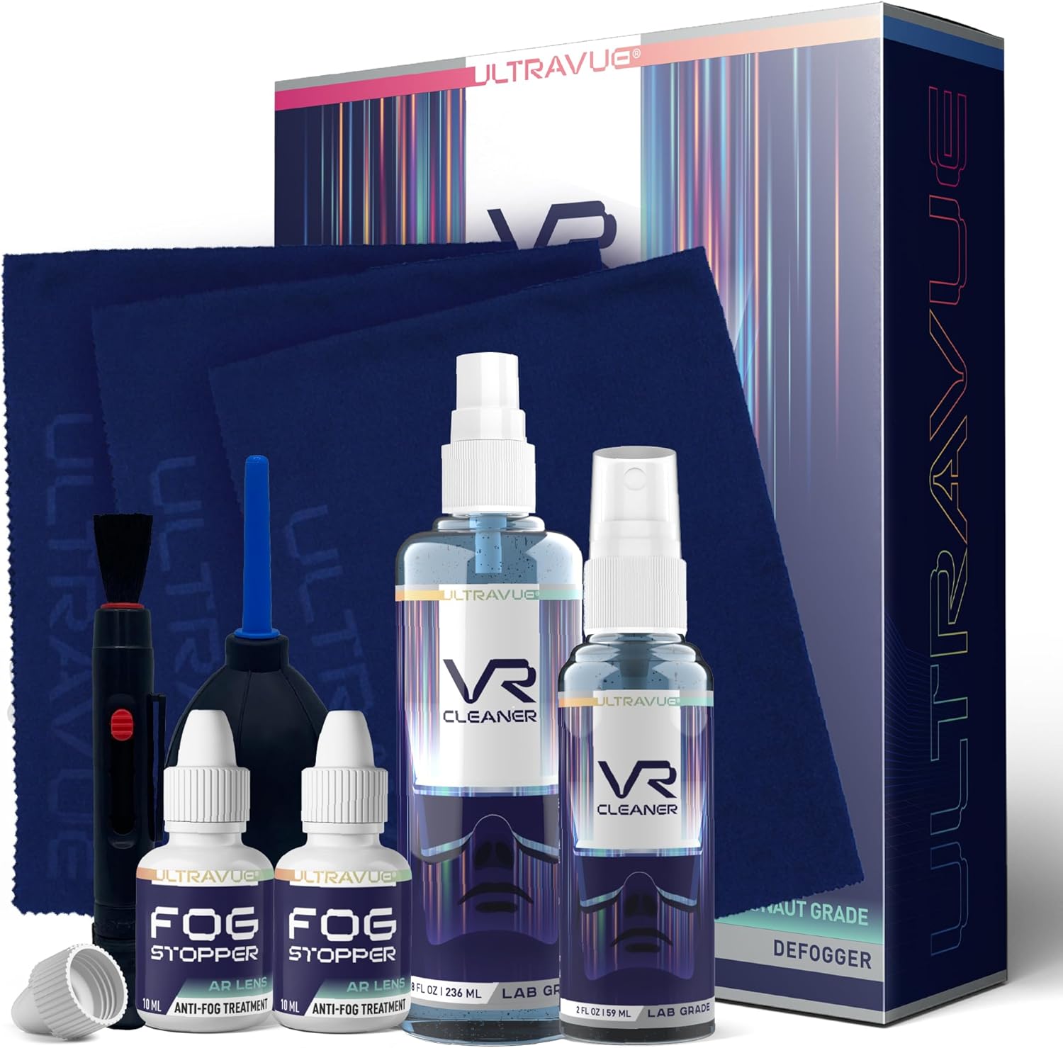 ULTRAVUE VR Cleaning Kit - Defog & Clean VR Gear! – GearMustHave