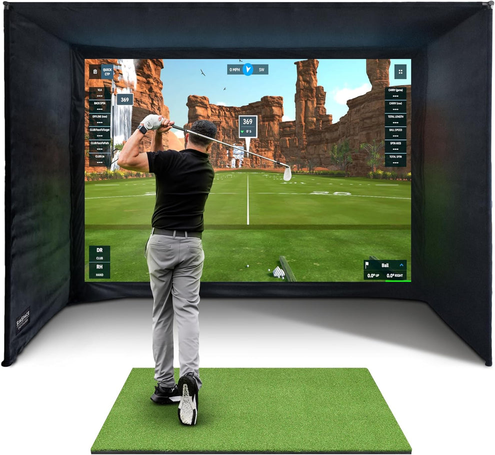 Ultimate Golf Simulator with Impact Screen - SimSpace – GearMustHave