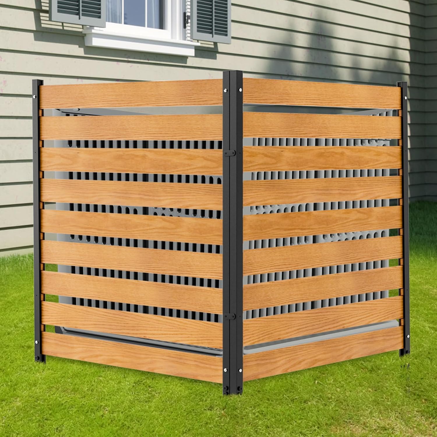 LILYPELLE Outdoor Air Conditioner Fence - Privacy Screen Panels ...