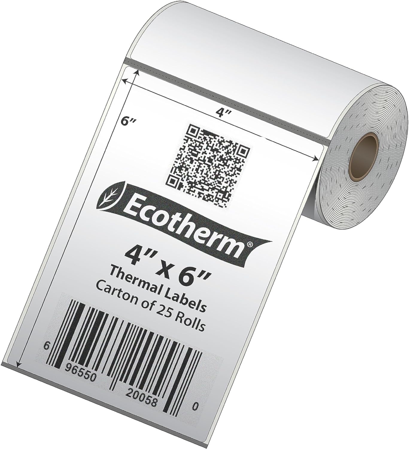 Effortlessly Print On-The-Go | 4x6 Mobile Labels | 25 Rolls | Fits Zeb ...