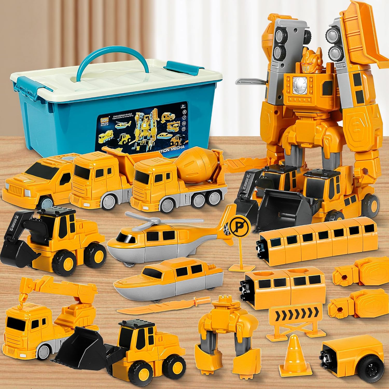 35-Piece Magnetic Transform Robot Toy Set for Active Kids – GearMustHave