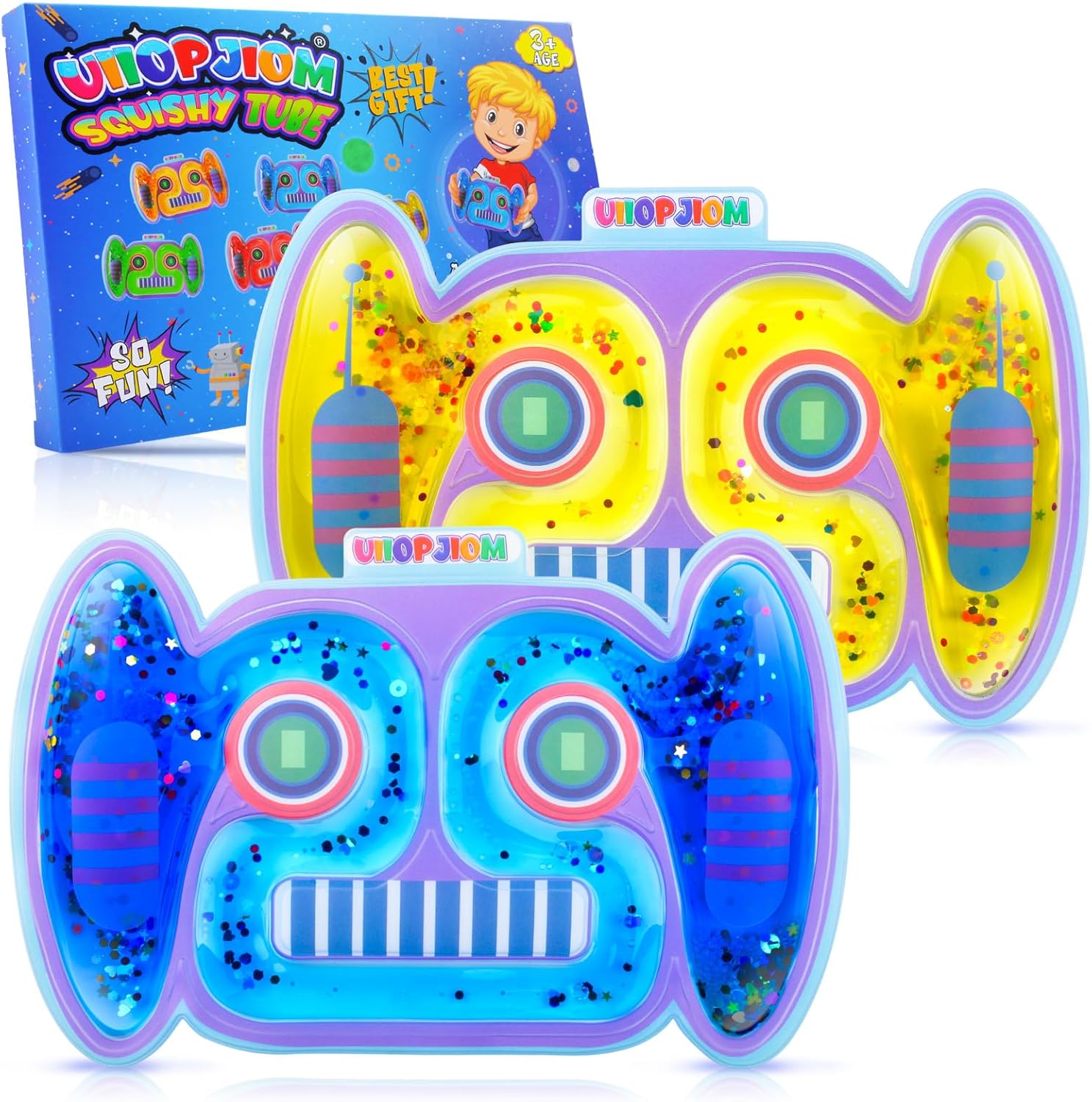 Autism Sensory Squishy Robot Fidget Tube Toy – GearMustHave