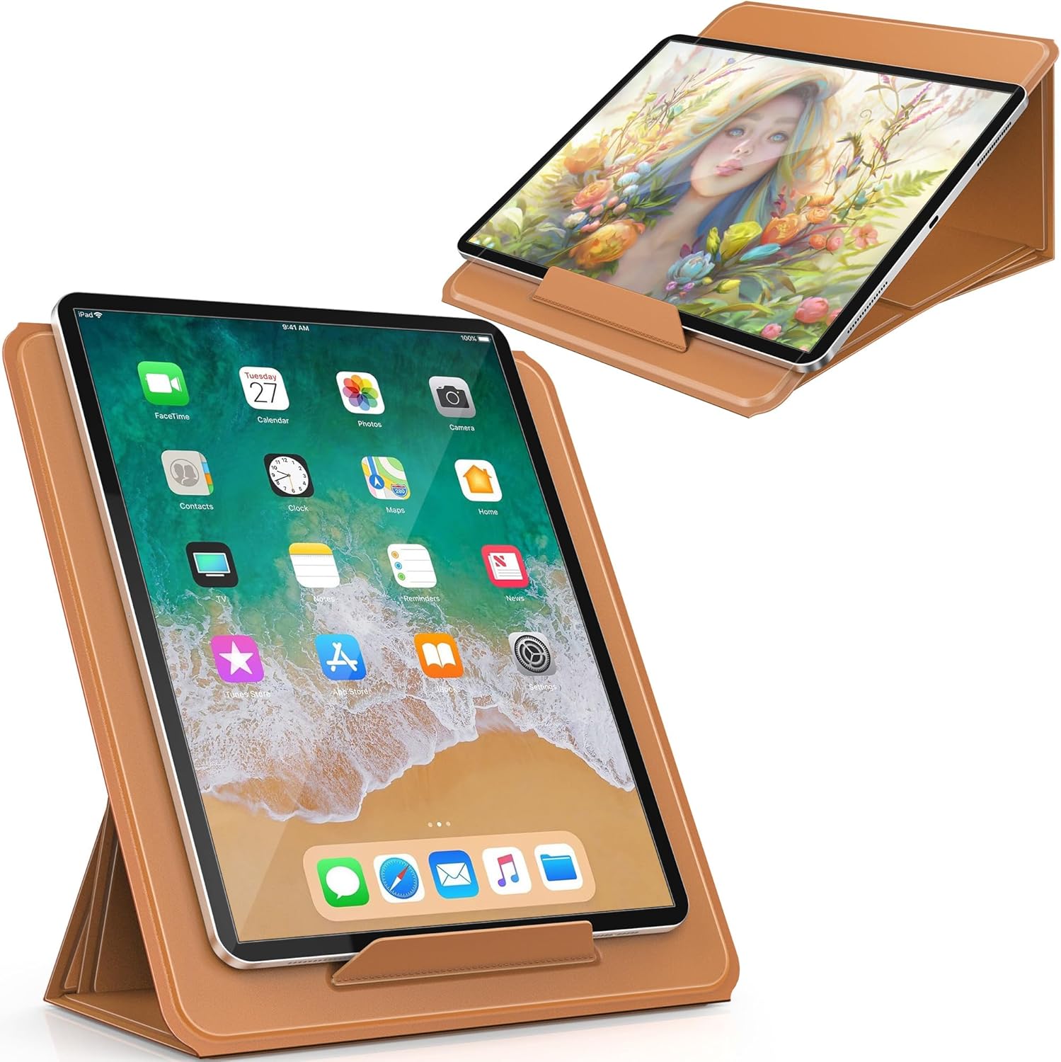 AboveTEK Portable Tablet Stand - Adjustable Desk & Travel Holder ...