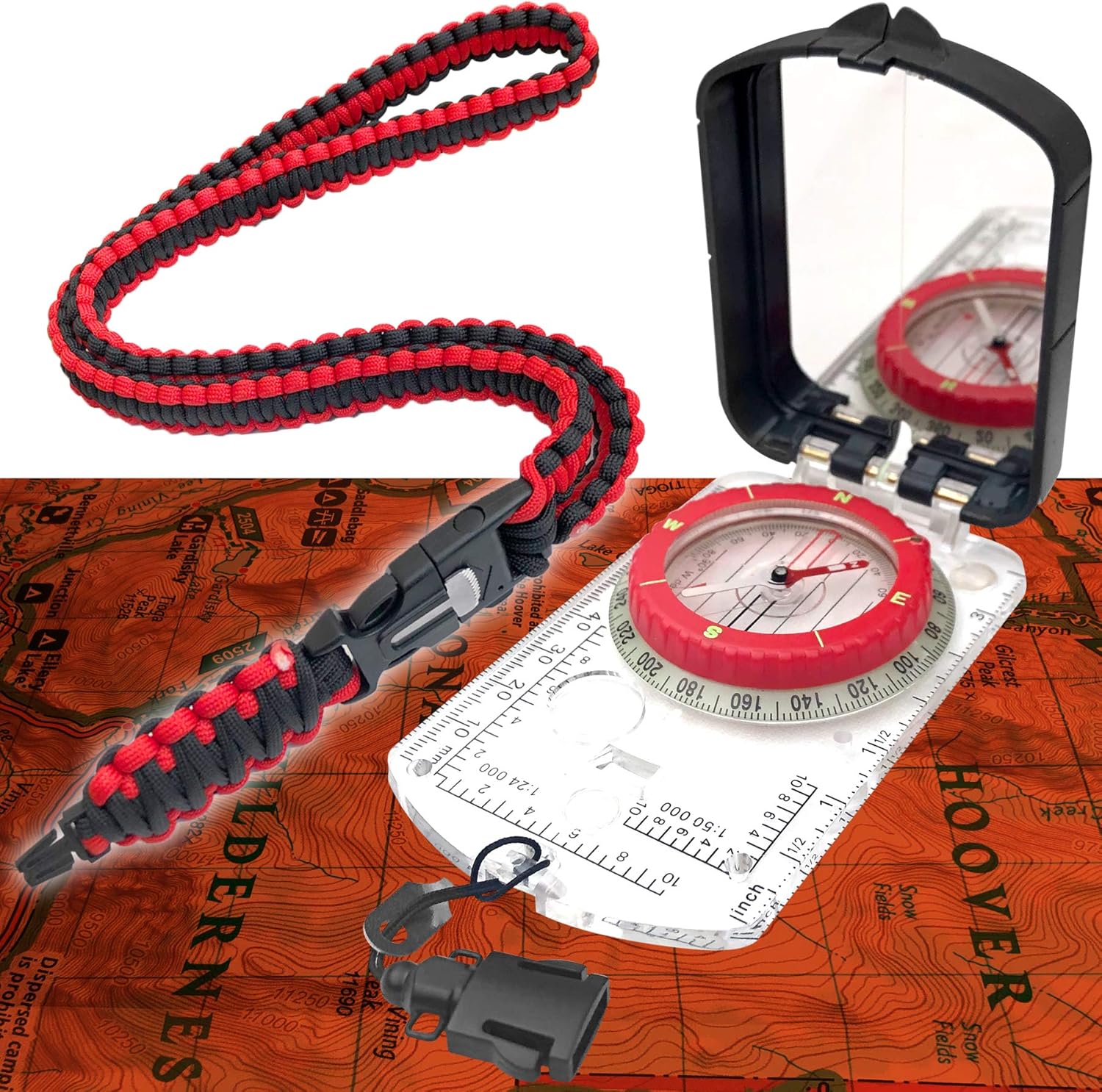 PREPARED4X Survival Compass Kit – GearMustHave