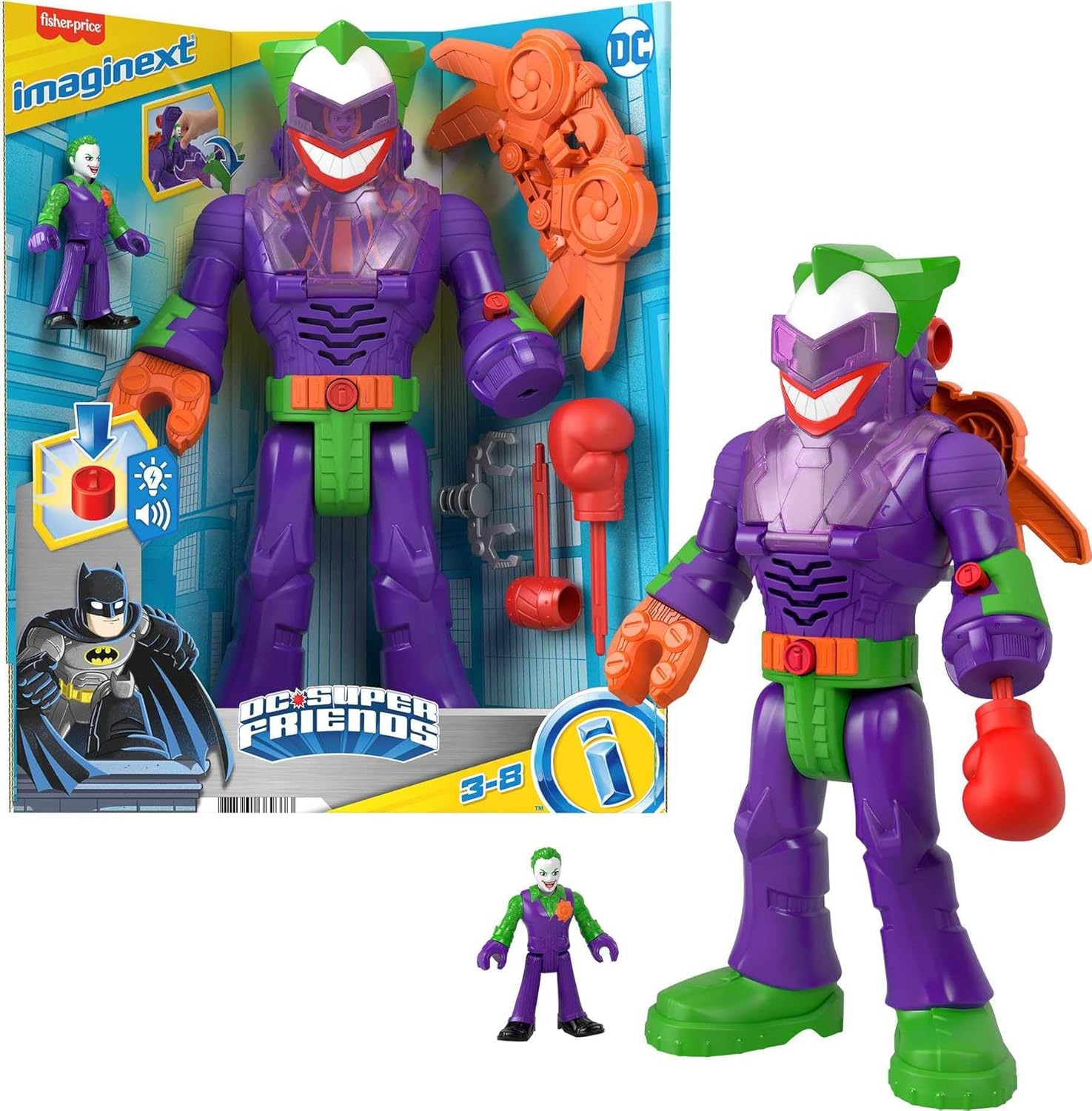 Interactive Joker Robot Toy, Lights & Sounds! – GearMustHave