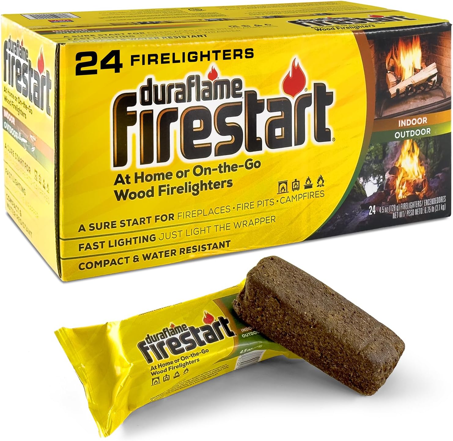 Quick Ignition Fire Starters - 24 Pack - For BBQ & Campfires – GearMustHave