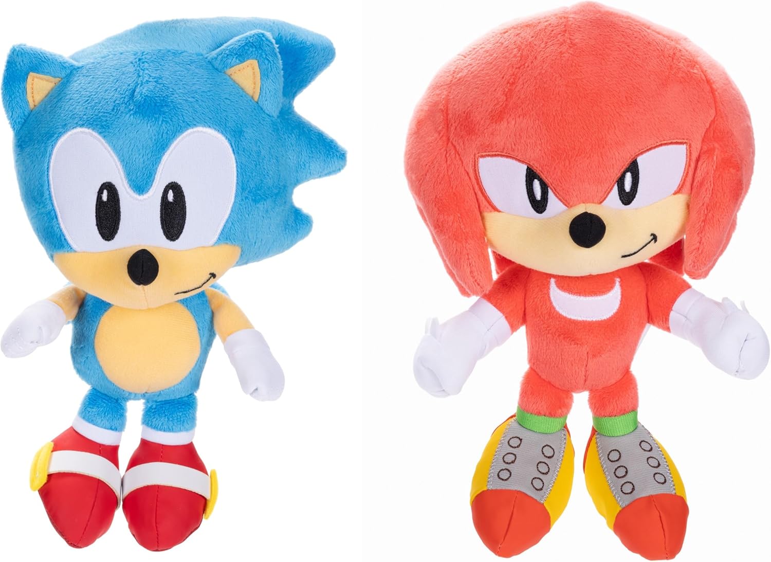 Sonic & Knuckles 2-Pack Plush Set - Collectible Stuffed Toys – GearMustHave