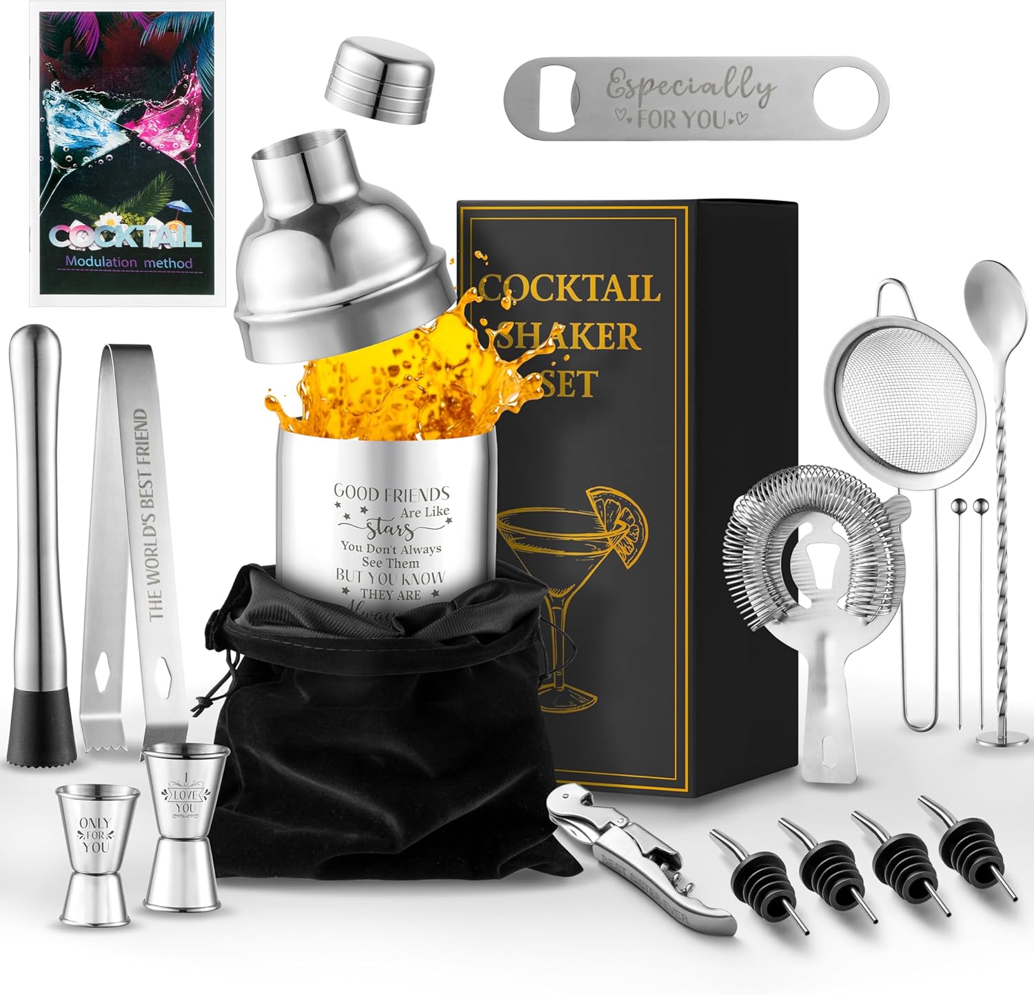 Ultimate Cocktail Shaker Set - Shake Up Summer Fun! – GearMustHave