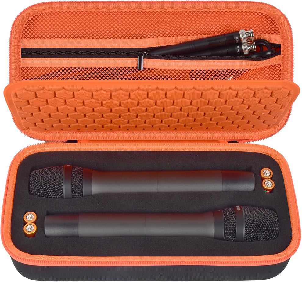 Compact Orange Wireless Mic Case – GearMustHave