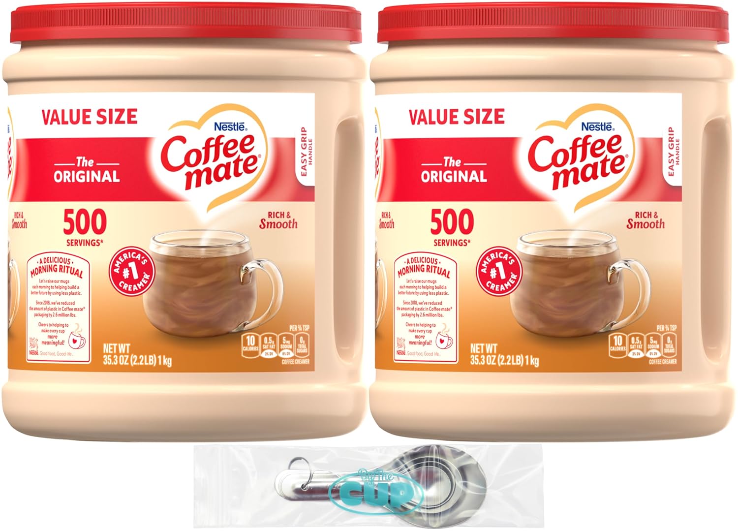 Double the Delight: Coffee Mate Creamer Bundle + Bonus Spoons ...