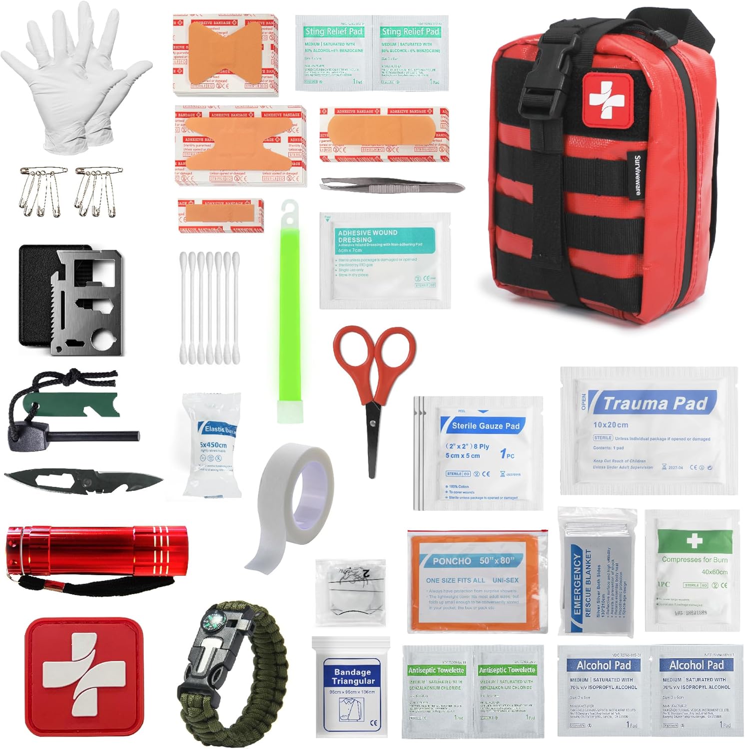 Waterproof Survival First Aid Kit – GearMustHave