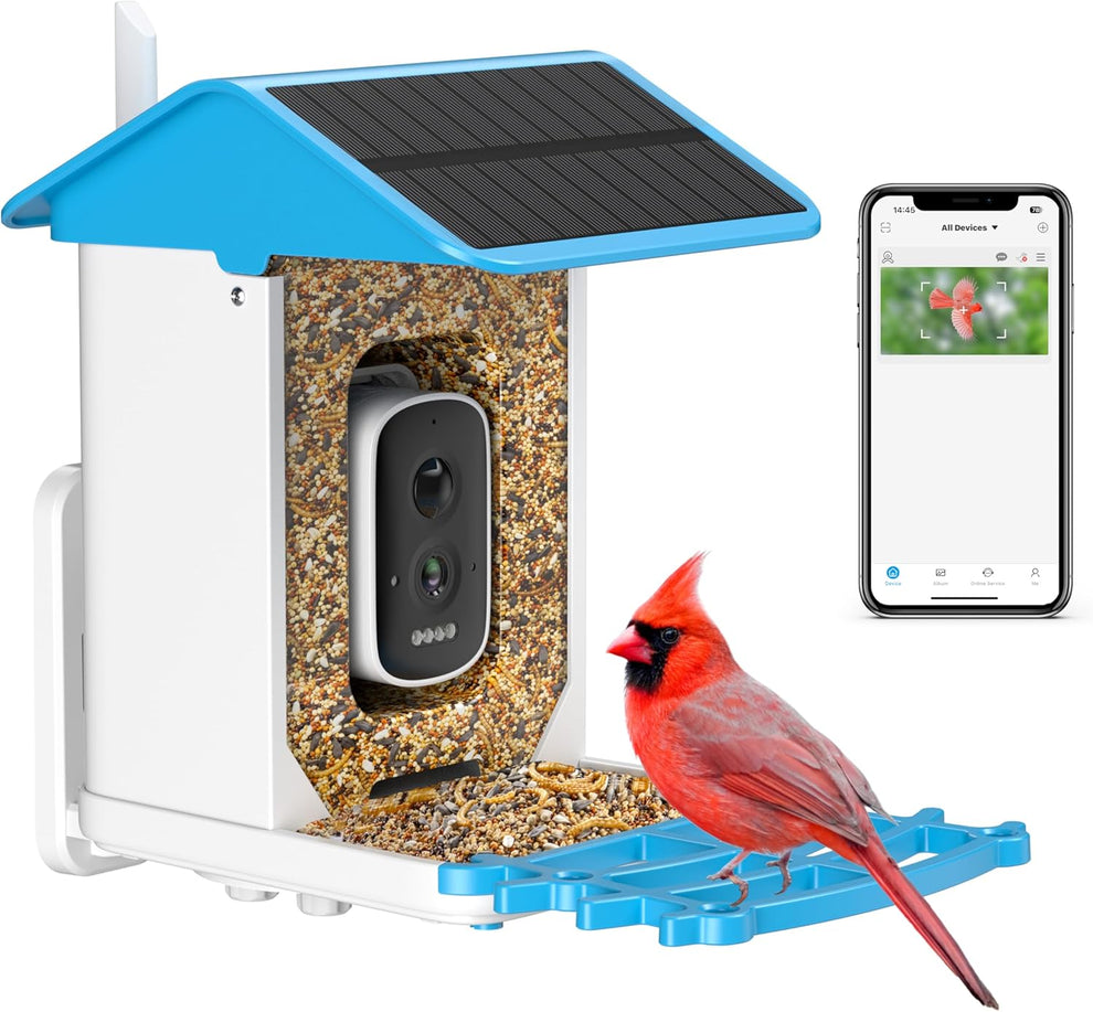 AI Smart Bird Feeder: Identify 11,000+ Species! – GearMustHave