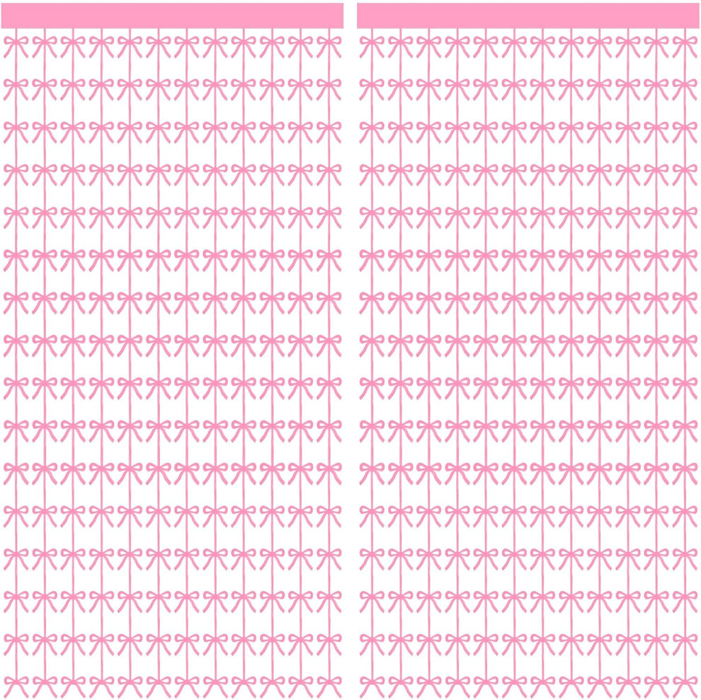Pink Bow Party Decor Set by Tingjoo - Glam Photo Booth & Backdrop Kit ...