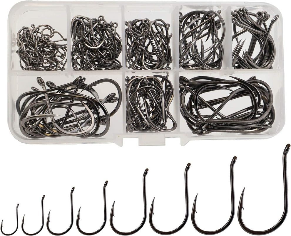 Beoccudo Large Fishing Hook Set - Versatile Sizes for any Catch ...