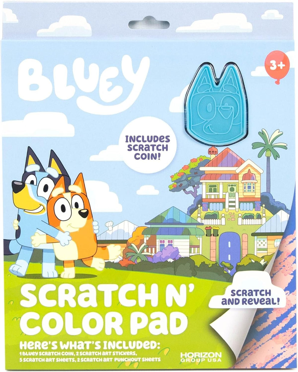 Bluey Scratch n Color Activity Set - Creative Fun for Kids – GearMustHave