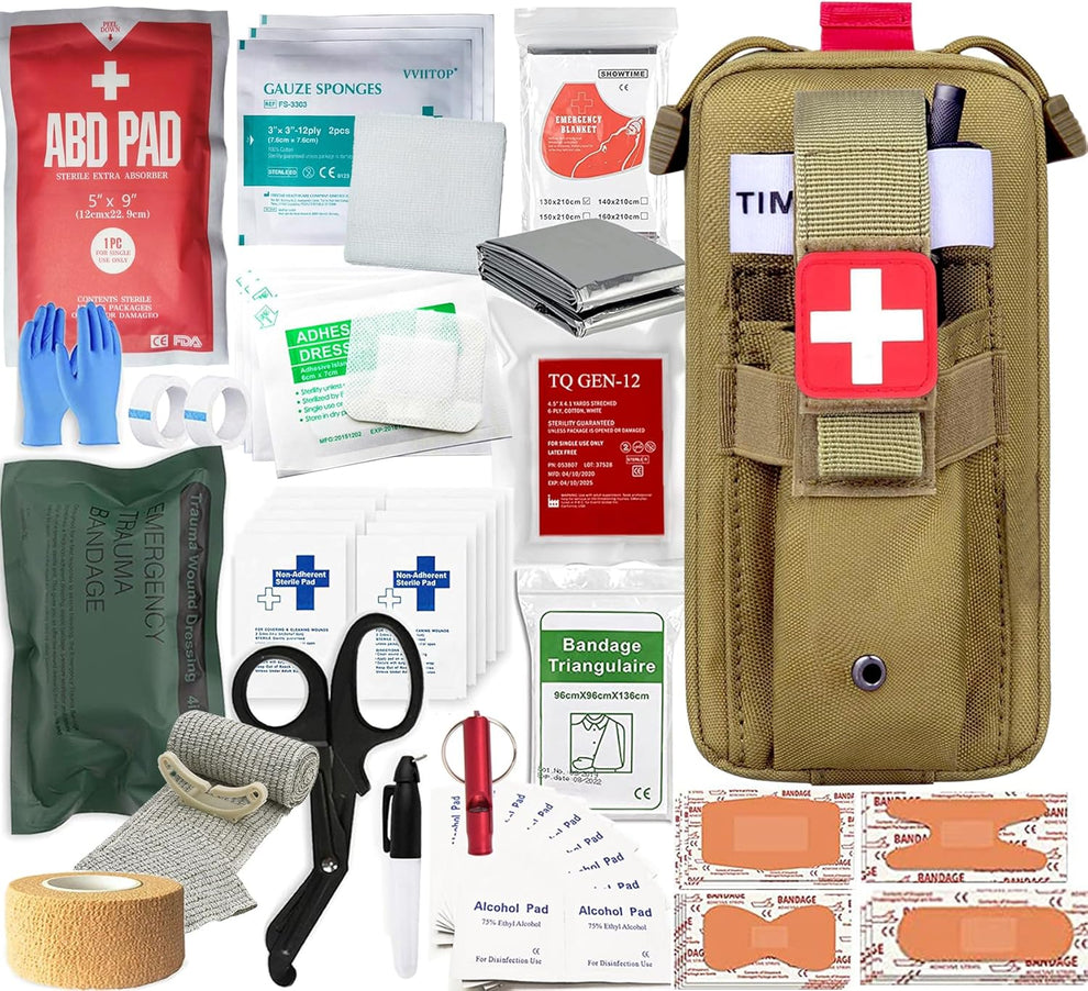 Advanced Trauma Med Kit for Severe Bleeding Control by Vviitop ...